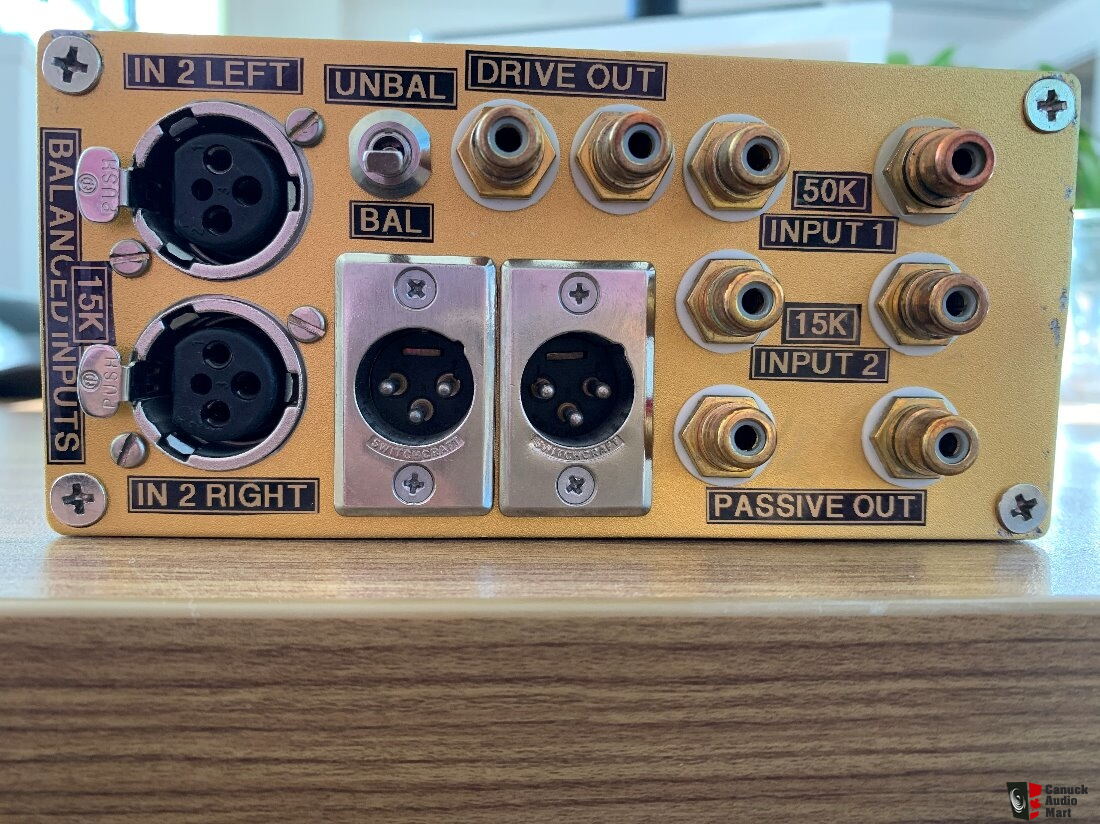 Balanced Unbalanced Active Passive Line Level Converter Preamp A-B Box ...