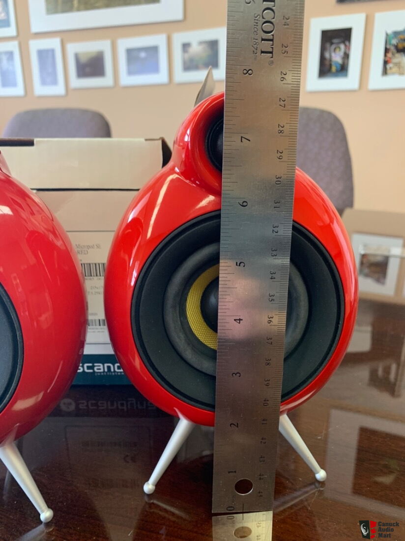 Scandyna Micropod SE in Red Photo #2670235 - Canuck Audio Mart