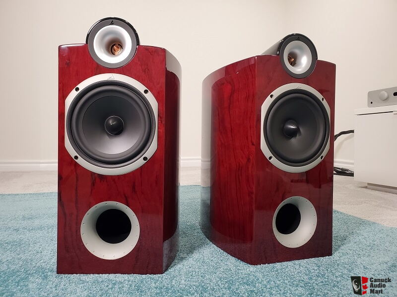 Triangle Signature Theta Bookshlef Speakers in Mahogany Finish Dealer ...