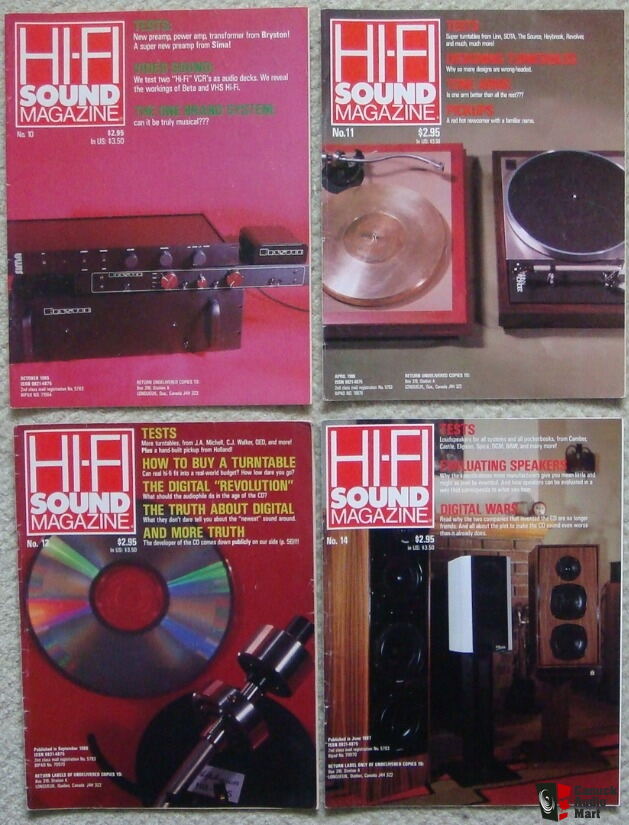 UHF / Hi-Fi Sound Magazine - Canadian - 59 EARLY Issues Photo #2674190 ...