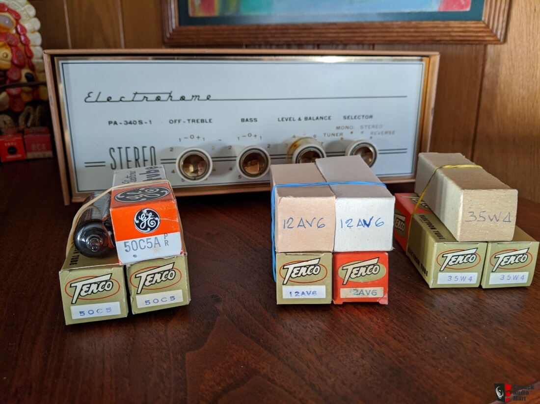 Electrohome PA-340s integrated 50C5 output tubes Photo #2674738 ...