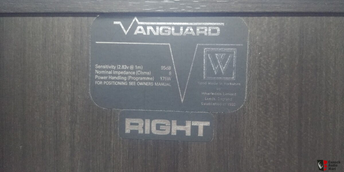 Vintage Wharfedale Vanguard Speakers - STUNNING Photo #2676620 - Canuck ...