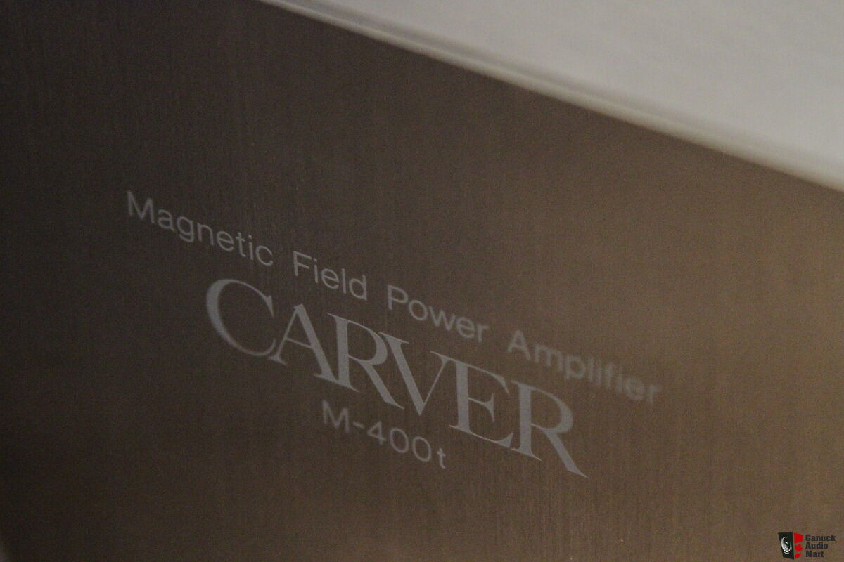Carver Model M400t power amplifier X 2 Photo #2683606 - US Audio Mart