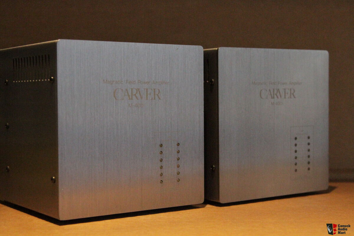 Carver Model M400t power amplifier X 2 Photo #2683610 - US Audio Mart
