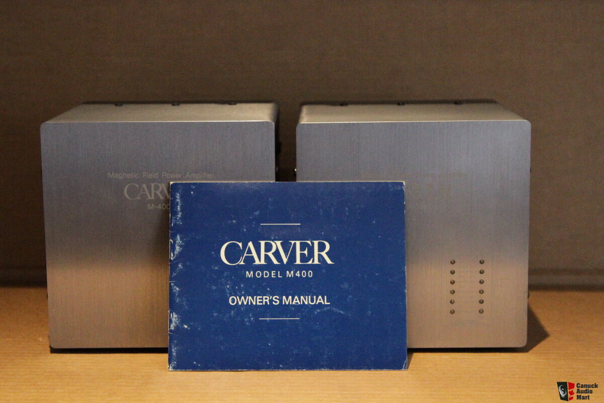 Carver Model M400t power amplifier X 2 Photo #2683608 - Aussie Audio Mart