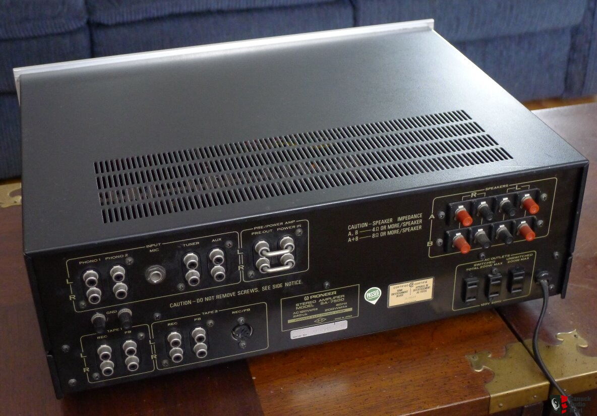 Pioneer SA-7500 Integrated Amplifier - Professionally Serviced Photo ...