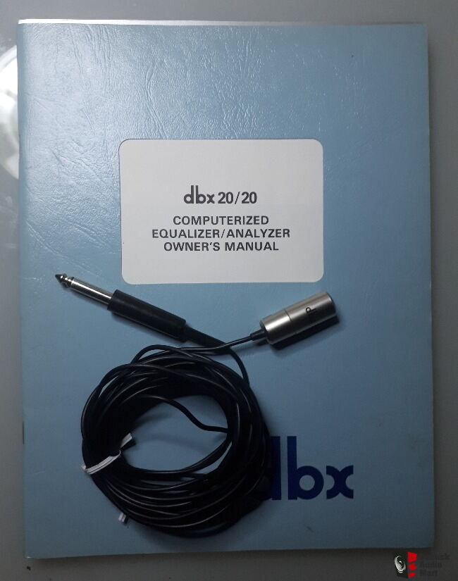 DBX 20/20 Equalizer special edition with leather casing and rare rack ...