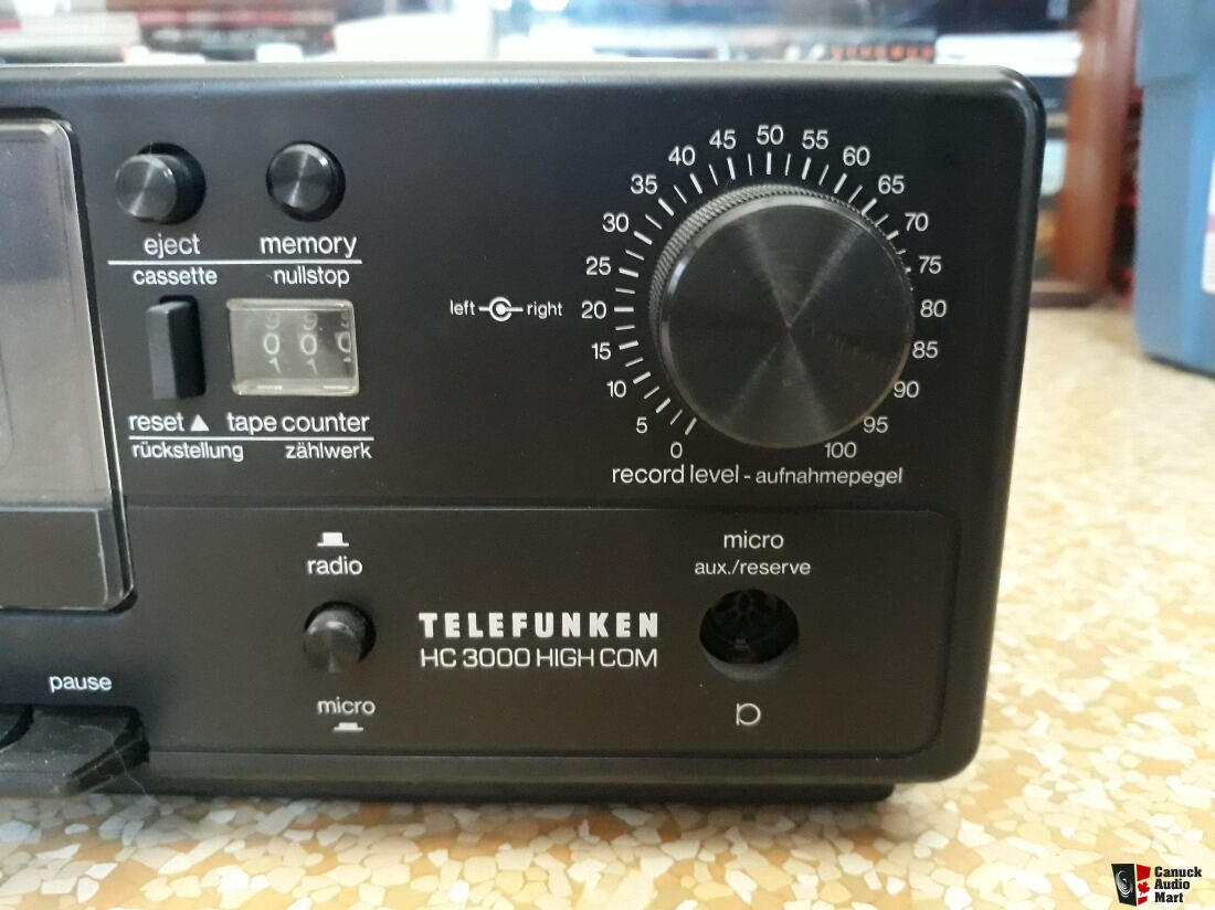 Telefunken HC3000 Cassette Deck (1980) Photo #2688991 - Canuck Audio Mart