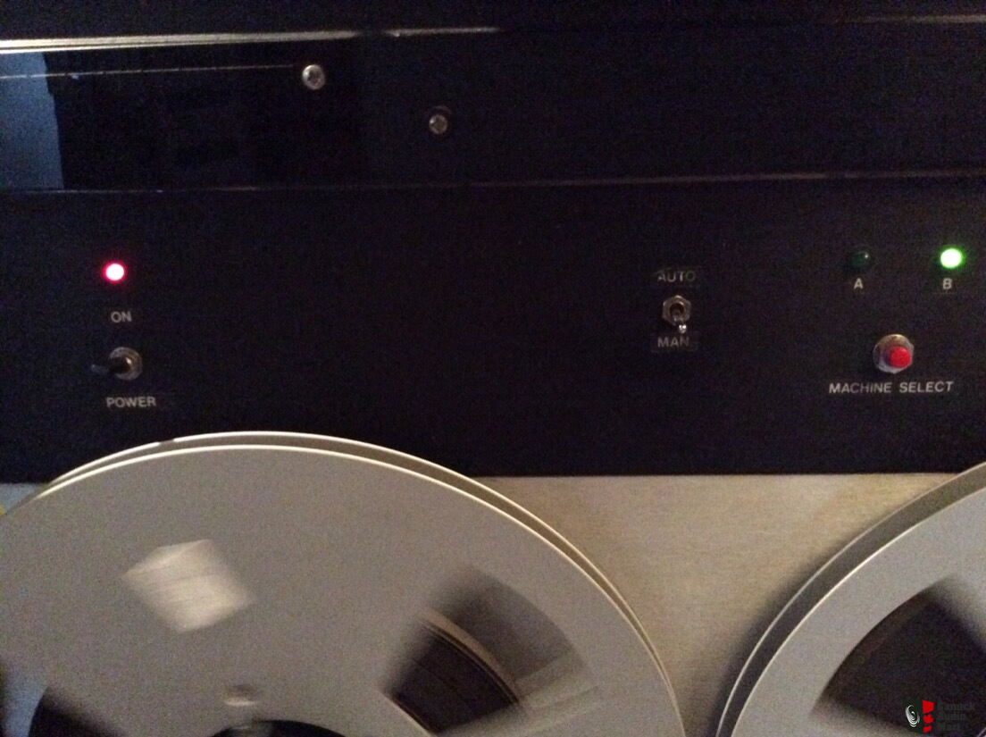 Two OTARI ARS-1000 reel to reel playback decks with logic controller ...