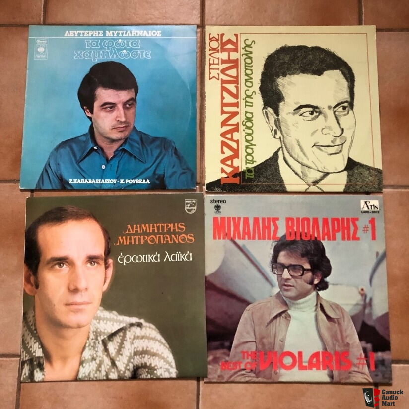 34 Greek Lp's Male Female singers Papaostoulou Papavassilou Irnatiah ...