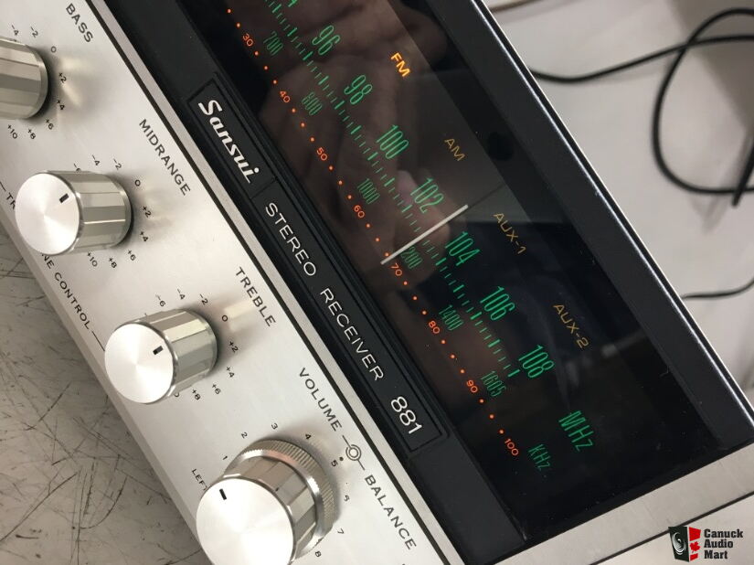 Sansui 881 - vintage- AM/FM Stereo Receiver Photo #2703394 - Canuck ...