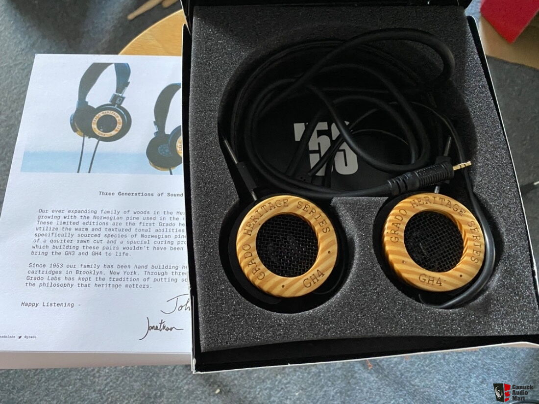 Grado GH4 Headphones For Sale - Canuck Audio Mart