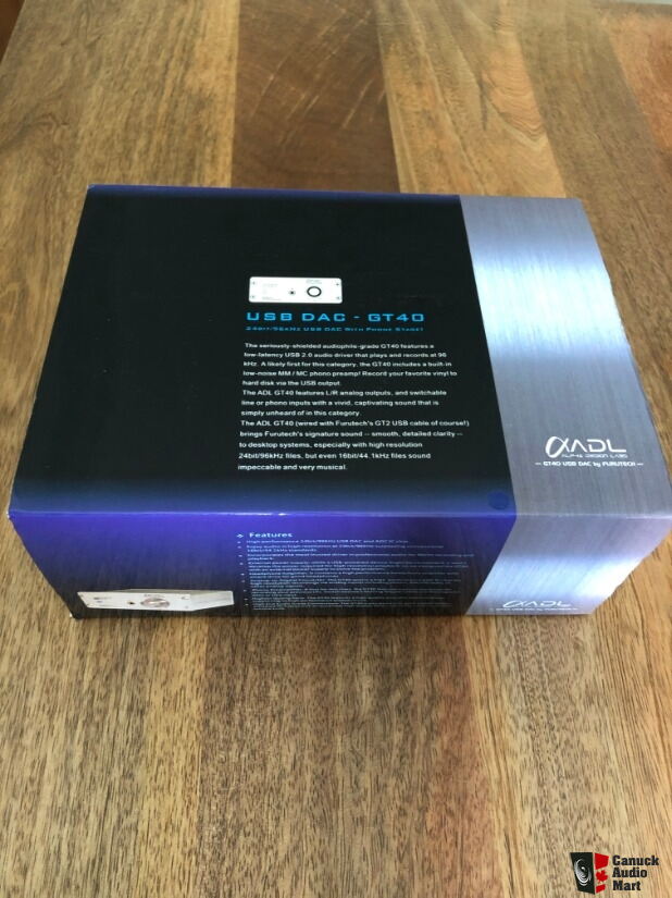 Furutech ADL-GT40 USB DAC with Phono For Sale - Canuck Audio Mart