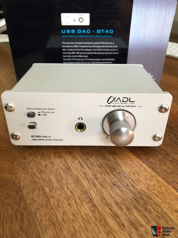 Furutech ADL-GT40 USB DAC with Phono Photo #2704132 - Canuck Audio Mart
