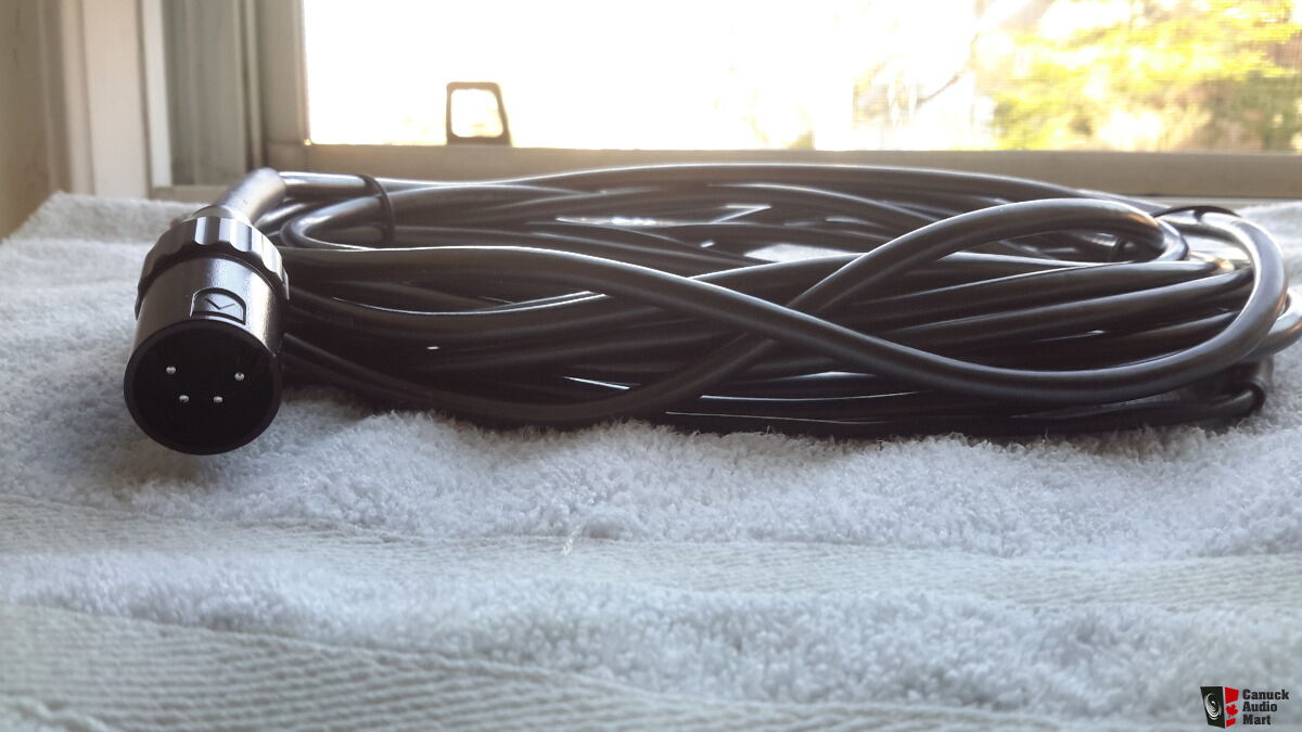 Moon Audio SILVER DRAGON Headphone Cable 15 feet, 4-pin balanced to 3 ...