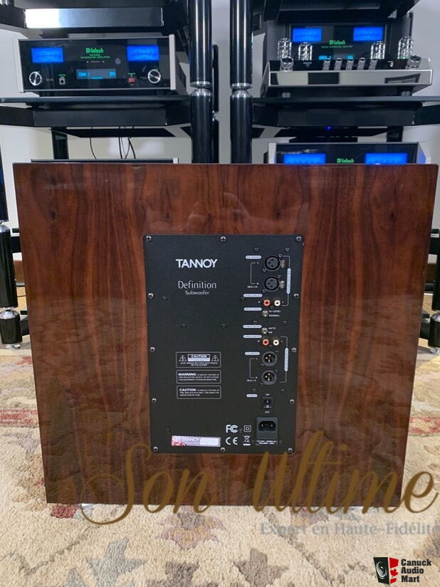 Tannoy Definition Subwoofer Walnut (Used) Photo #2706476 - Canuck Audio ...
