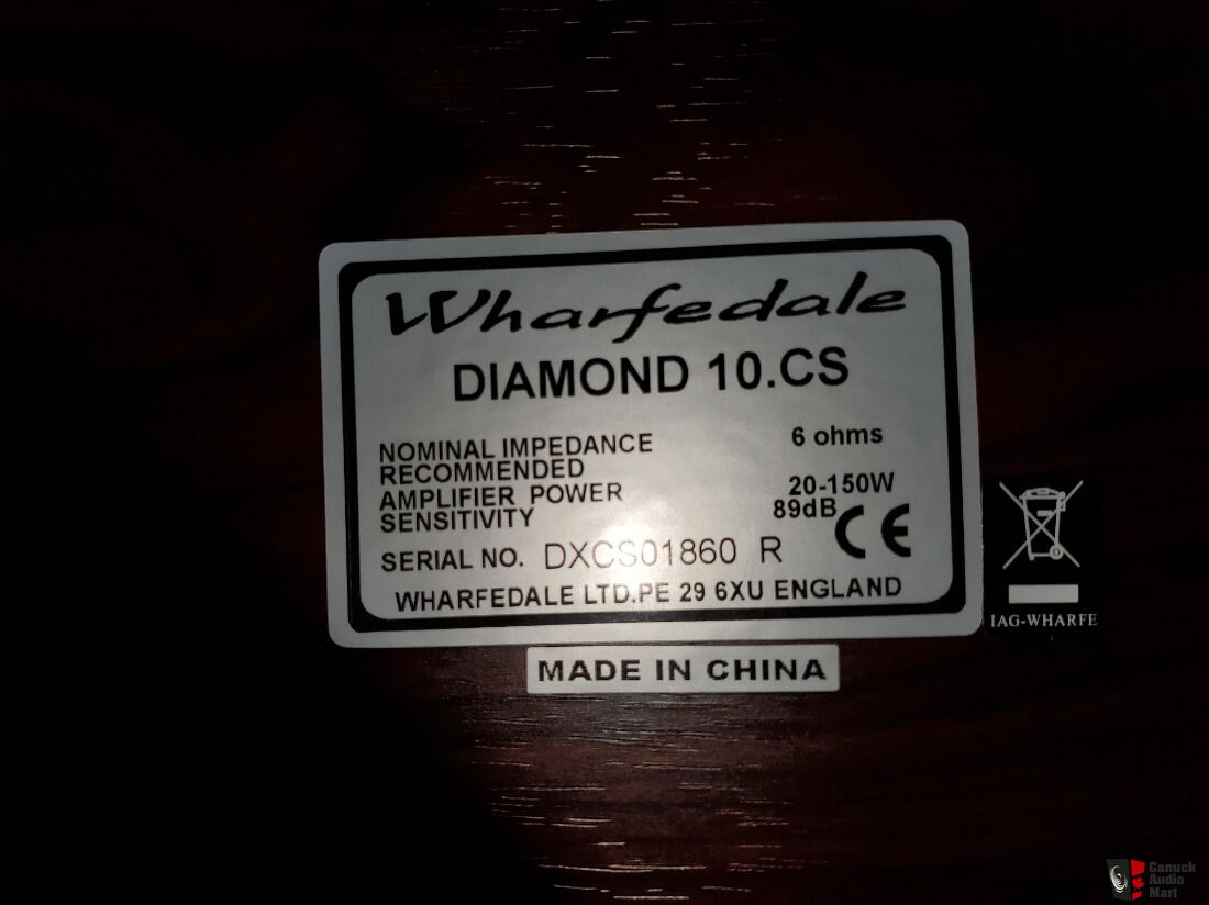 Wharfedale Diamond 10.CS Rosewood centre channel speaker Photo #2715690 ...