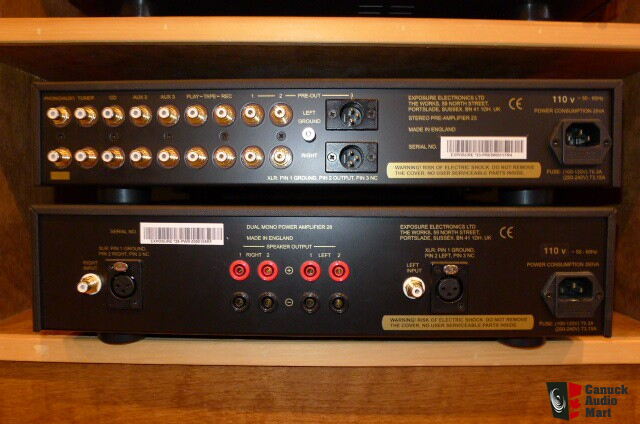 EXPOSURE XXIII Preamplifier, XXVIII Power Amplifier Photo #272587 ...