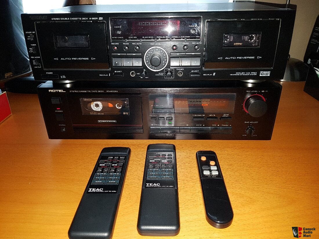 Cassette Recording Package including 2 Cassette Recorders, 3 Remotes ...