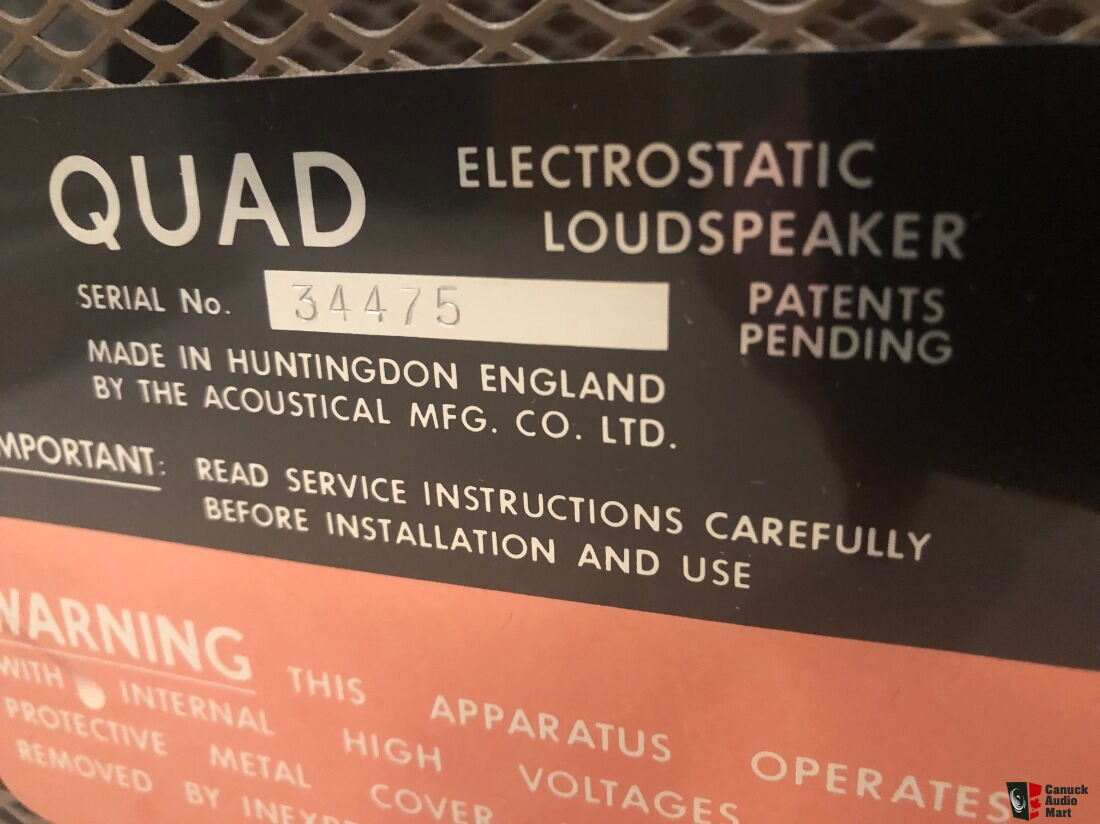 Quad ESL 57 Electrostatic Speakers Photo #2731142 - UK Audio Mart