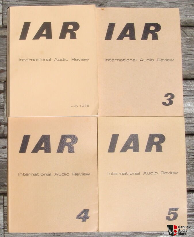International Audio Review, IAR Hotline, J. Peter Moncrieff; 17 ...