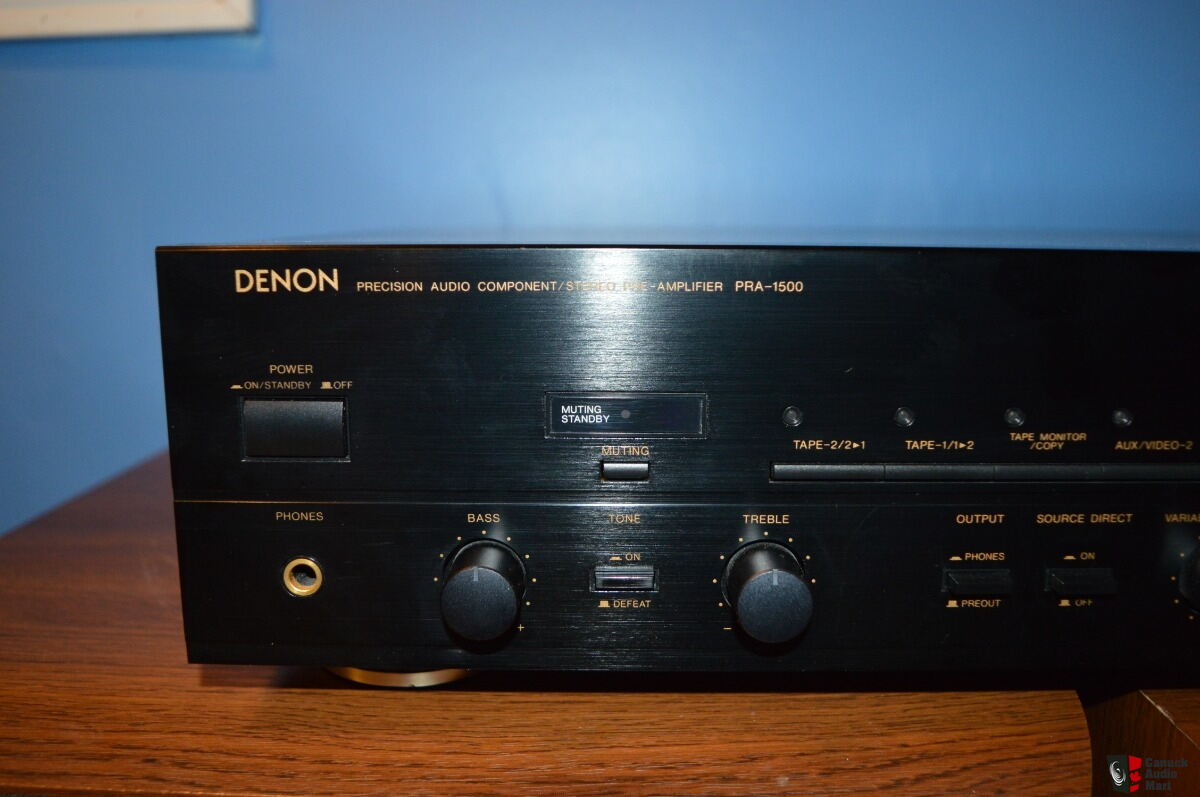Denon PRA-1500 Stereo Pre Amplifier TRADE Photo #2734101 - US Audio Mart