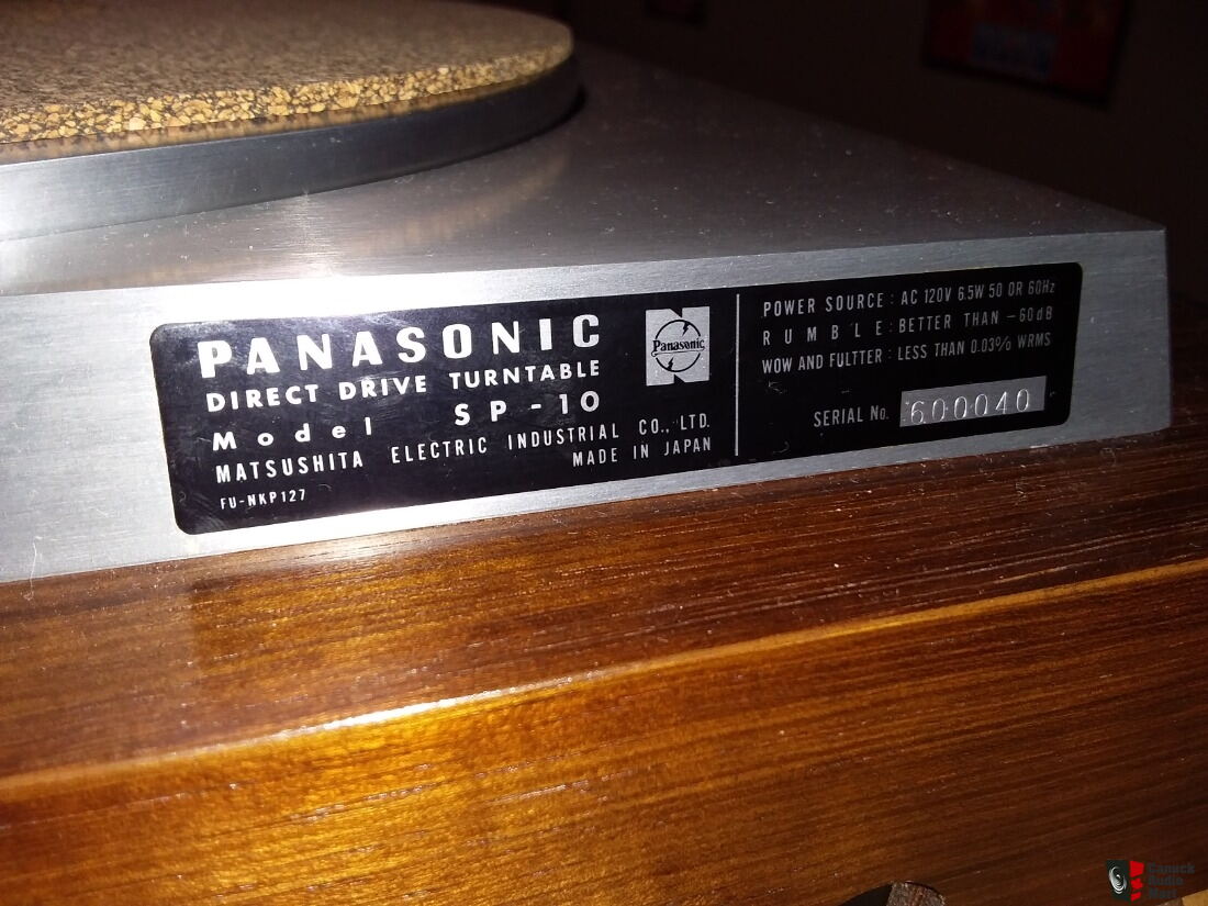National Panasonic (Technics) SP10 Mk1 Photo #2734351 - Canuck Audio Mart