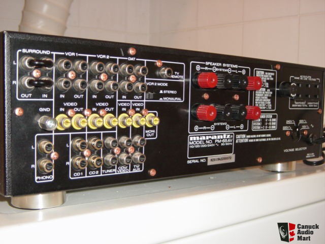 Marantz PM-65AV Integrated Amplifier. Shipped Photo #273509 - Canuck ...