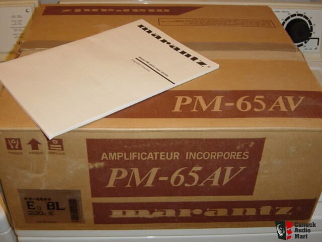 Marantz PM-65AV Integrated Amplifier. Shipped Photo #273506 - Canuck ...
