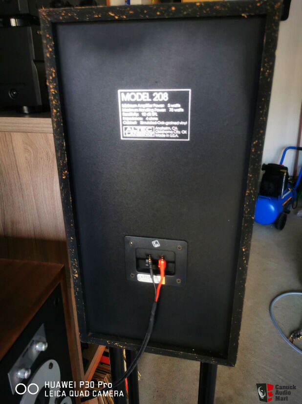 Altec Lansing Model 208, 2-Way Oak-Vinyl Bookshelf Speakers, SOLD ...