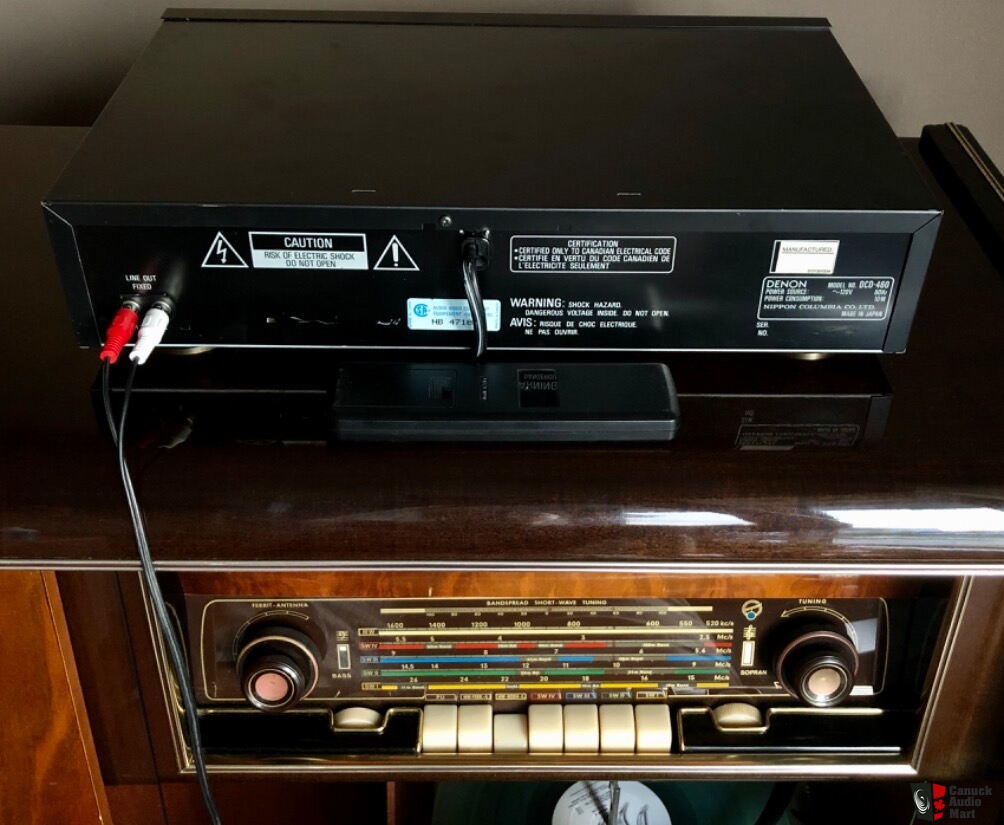 1990 Denon DCD-460 Single CD player w/ remote Japan Crafted performs as ...