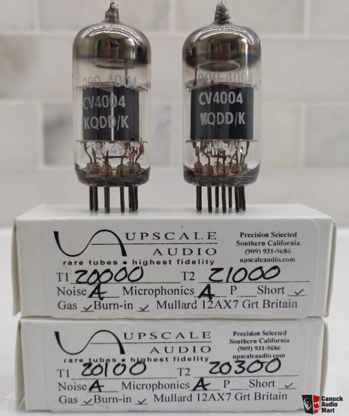 NOS Mullard CV4004 (12AX7) - Upscale Audio AA-Grade! For Sale - Canuck ...
