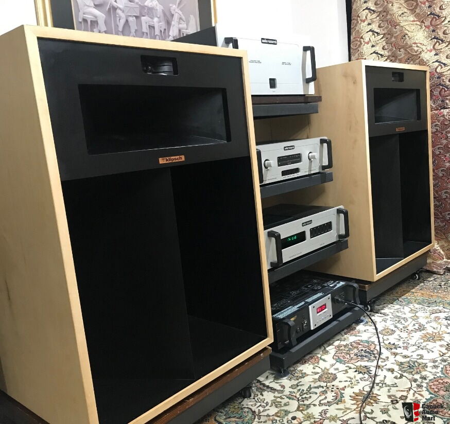 Gorgeous Legendary Klipsch La Scala speakers with upgraded ALK Cross ...