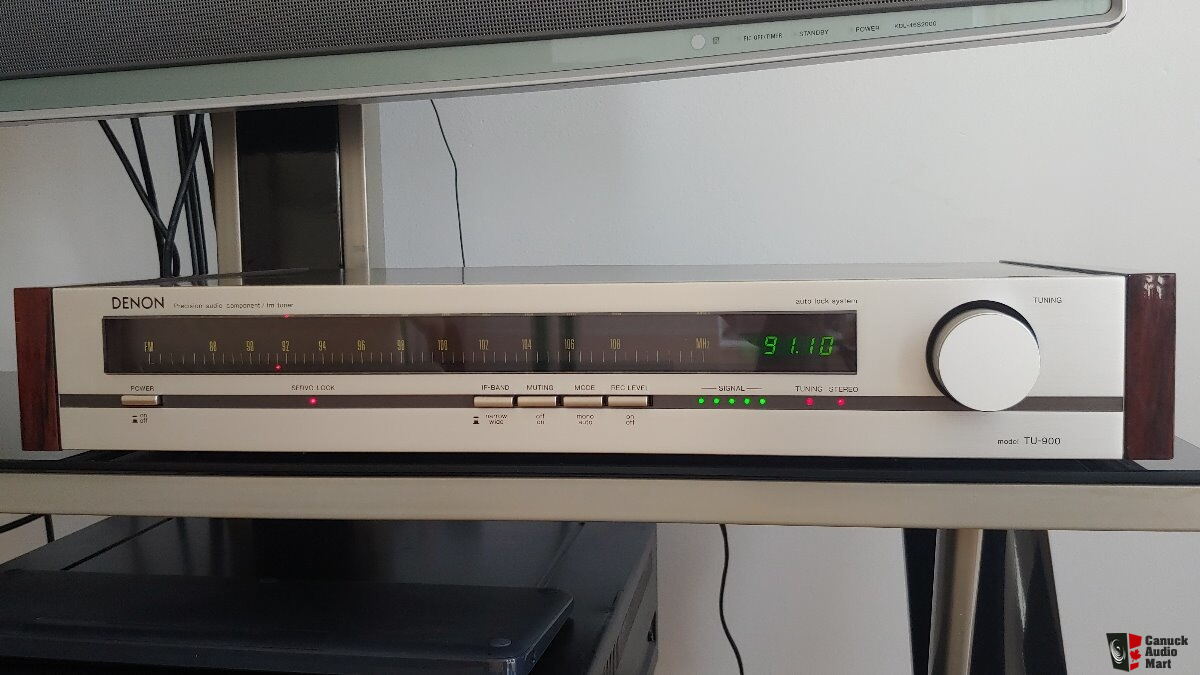 Denon TU-900 FM Tuner - Rare Top Model For Sale - Canuck Audio Mart
