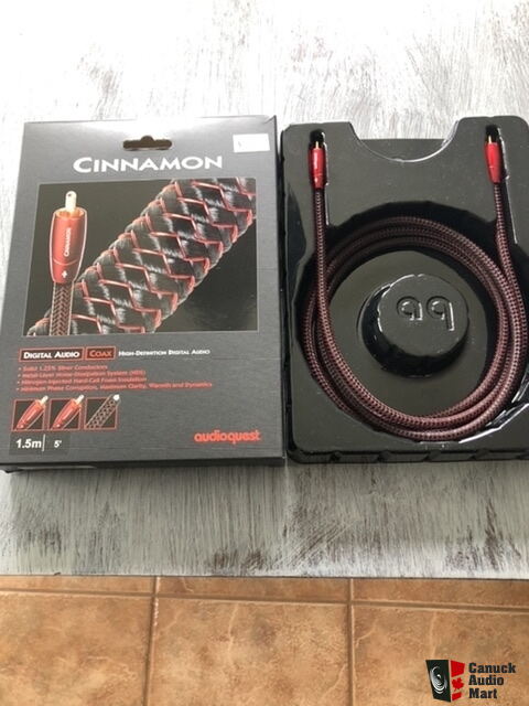 Audioquest Cinnamon Series Digital Coax Cable For Sale - Canuck Audio Mart