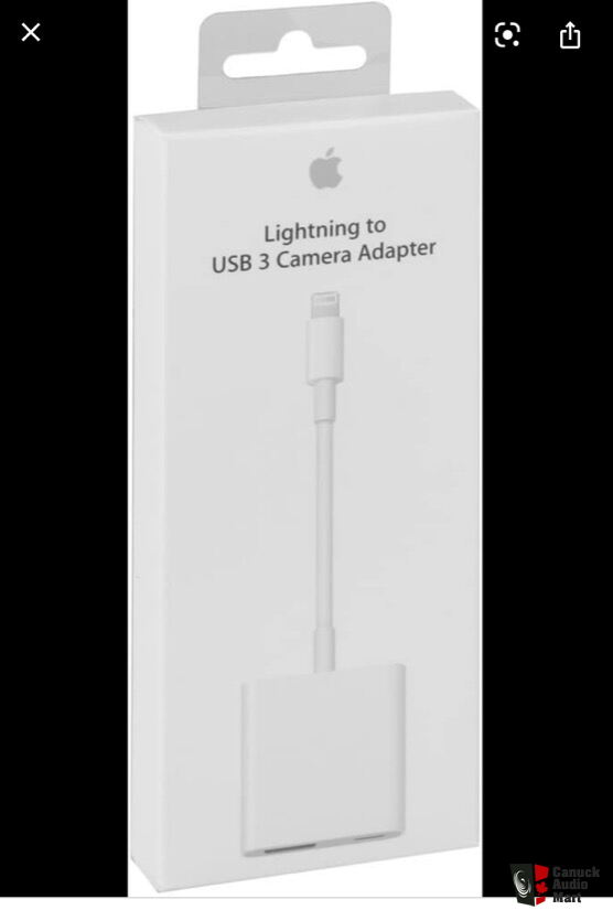 Apple Lightning to USB 3 Camera Adapter Photo #2747679 - US Audio Mart