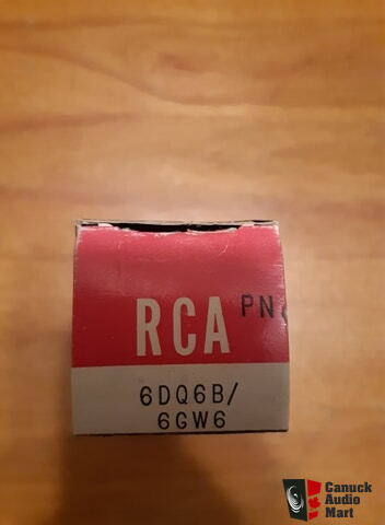 6DQ6B/6GW6 RCA tube For Sale - Canuck Audio Mart