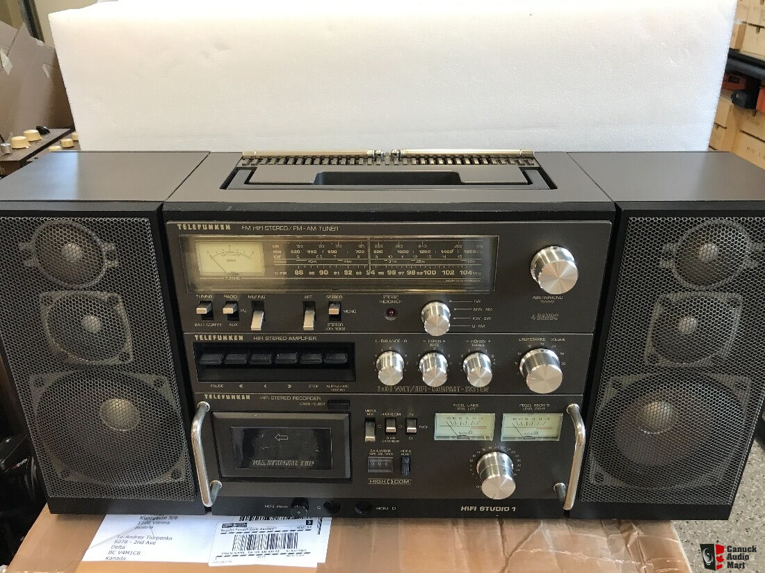 Telefunken HI-FI Studio 1 For Sale - Canuck Audio Mart