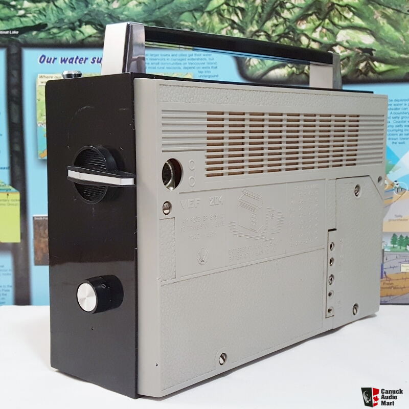 Vintage 1970 VEF 204 Transistor Shortwave Radio Made in Soviet Union ...