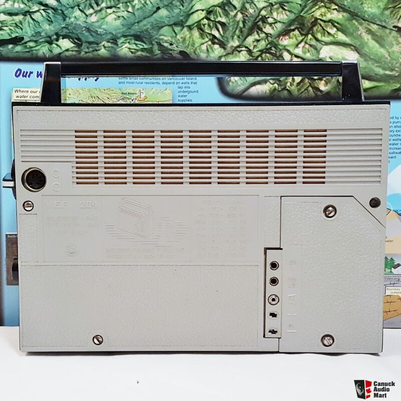 Vintage 1970 VEF 204 Transistor Shortwave Radio Made in Soviet Union ...