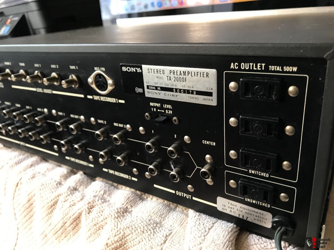 Sony TA 2000F preamp Photo #2756700 - Canuck Audio Mart