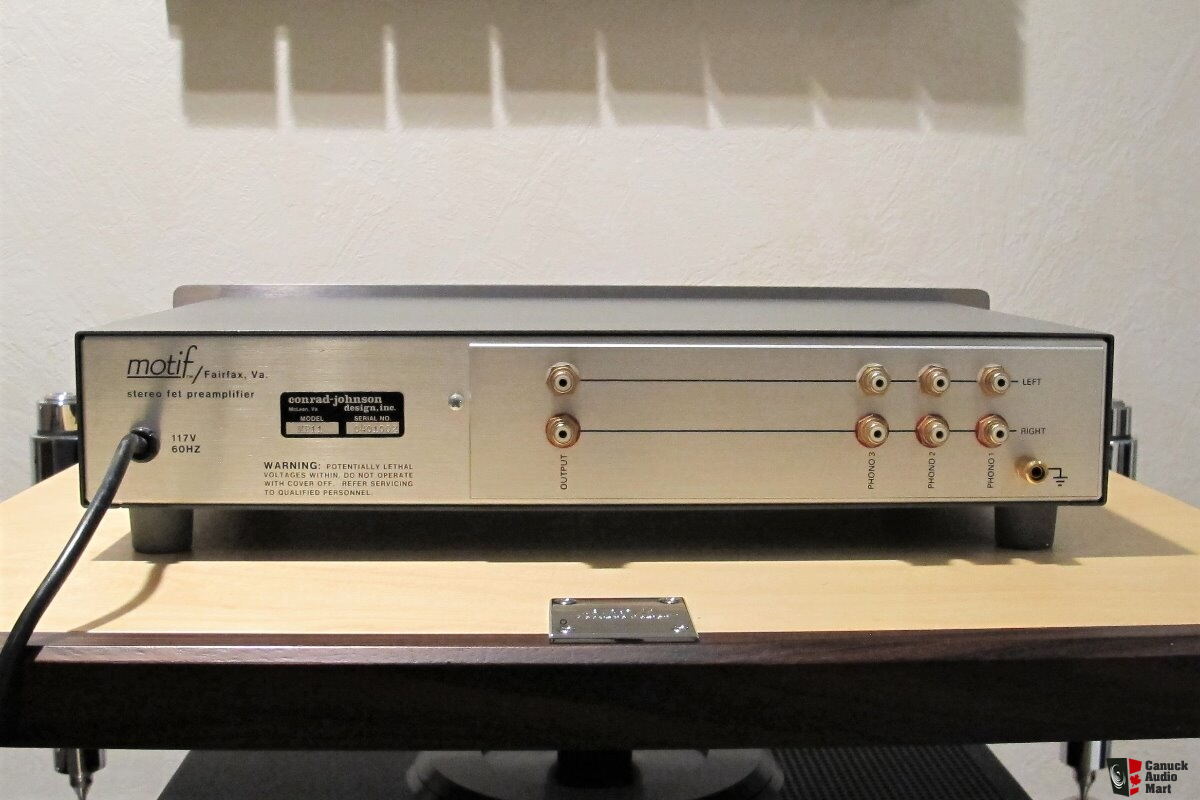 Motif (Conrad Johnson) MP11 phono stage - EXCELLENT !!! Photo #2759223 ...