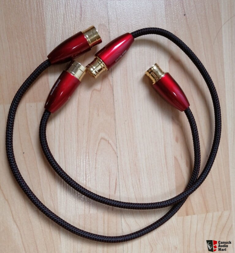Audioquest Red River XLR interconnect cables ( 0.5m pair ) Photo ...