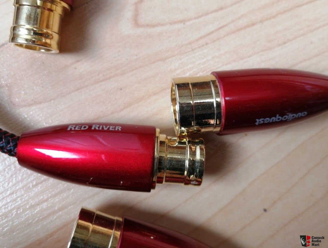 Audioquest Red River XLR interconnect cables ( 0.5m pair ) Photo ...
