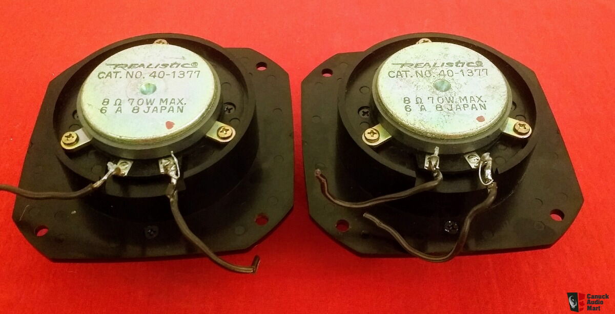 Realistic HORN /SLOT Tweeters 40-1377 Fit MACH TWO or DIY Photo ...