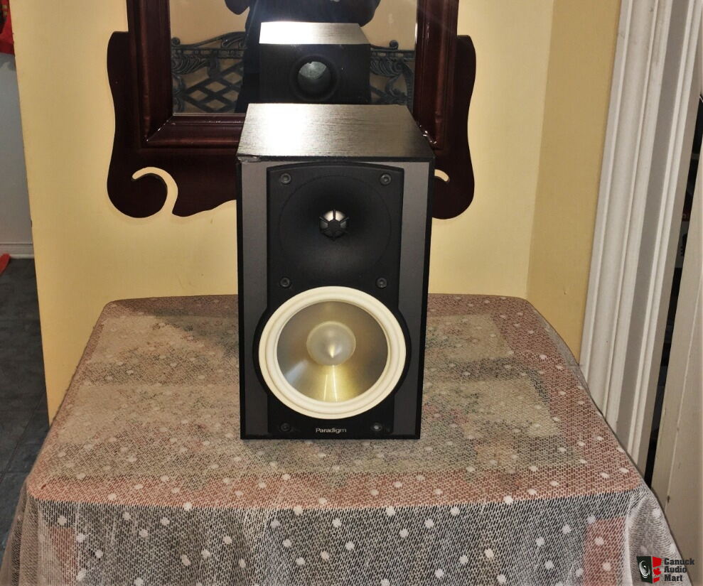 Single Paradigm Bookshelf Speaker Atom Monitor v5 Dealer Ad - Canuck ...