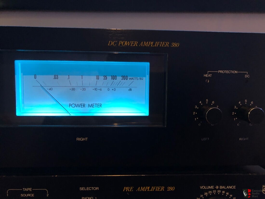 Rare Philips AH 380 amplifier/AH 280 pre Black Tulip Photo #2760828 ...