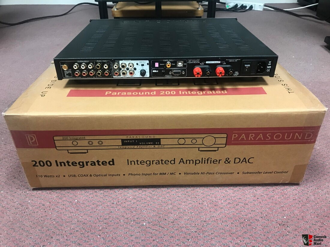 Parasound NewClassic 200 Integrated Amplifier and DAC, Open Box, As ...