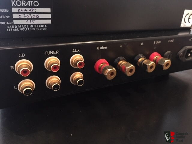 Korato KVA 15i integrated tube amp - hand-built in Serbia Photo ...