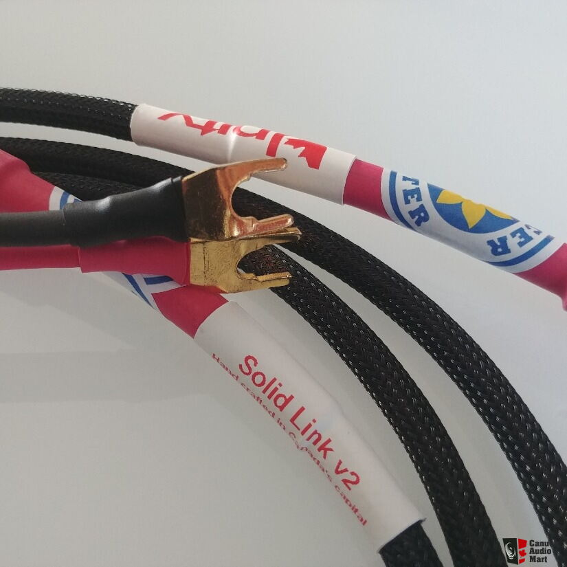 Unity Audio Solid Link v2 speaker cables, 8 foot pair For Sale - UK ...